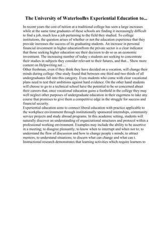 Narrative Essay Example High School.pdf | College Planning | College ...