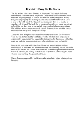 Narrative Essay Examples | PDF