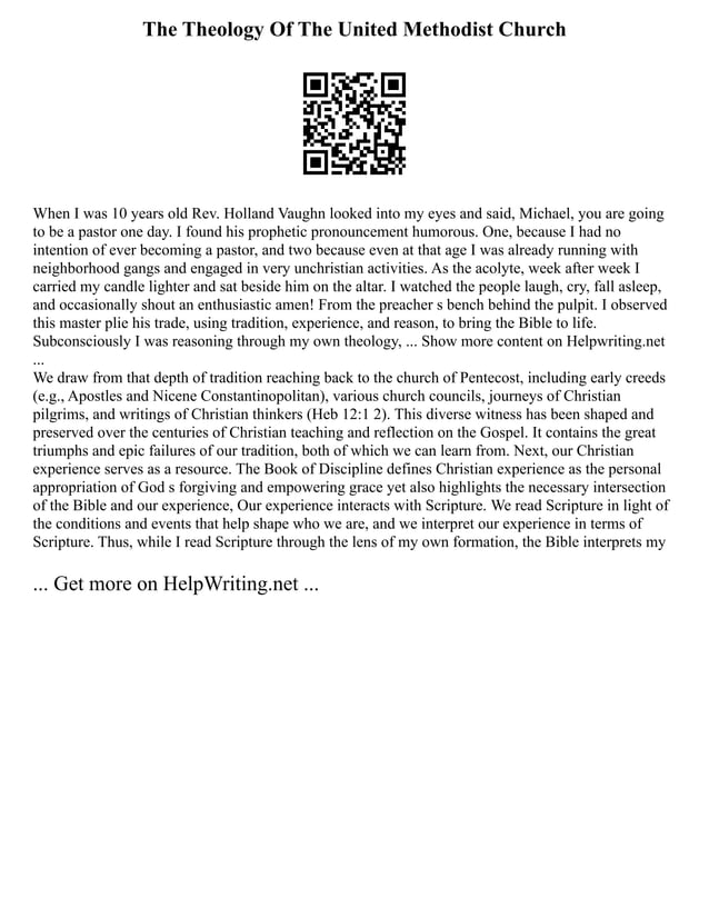 Narrative Essay Layout Of Essay | PDF