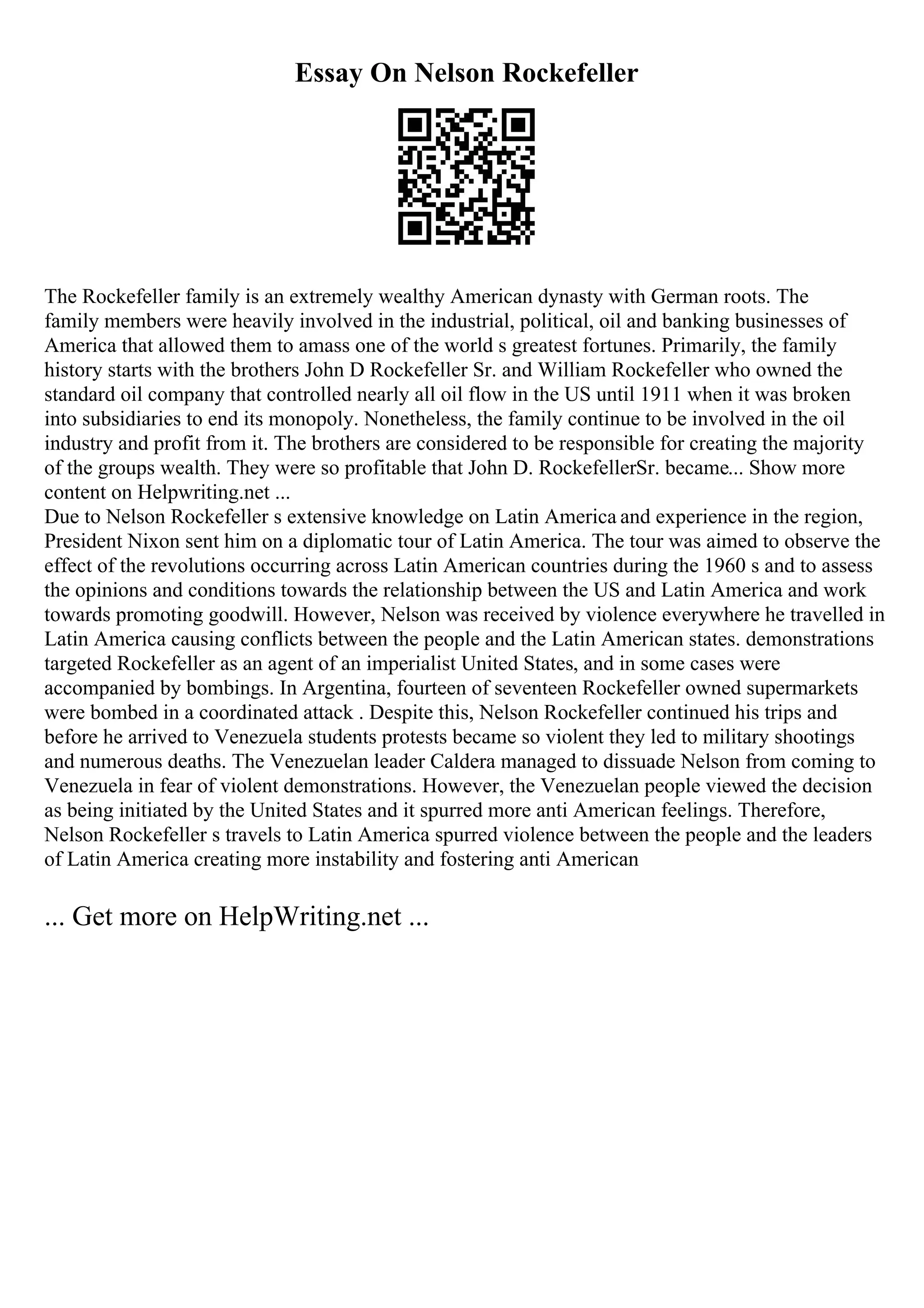 Narrative Essay Mind Map | PDF