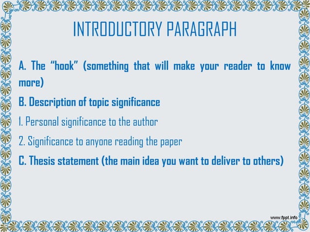 Narrative essay outline example | PPT | Free Download