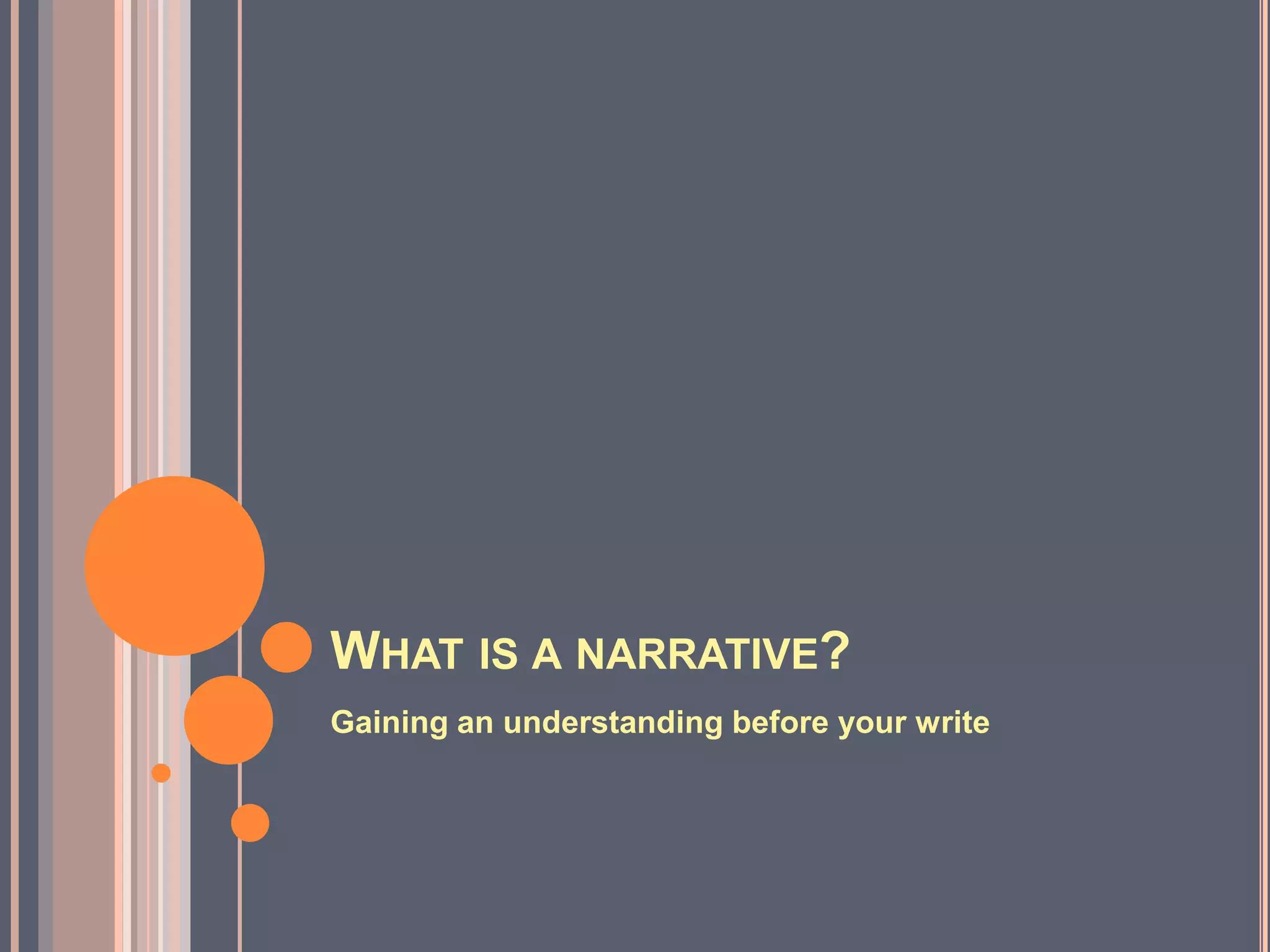 Narrative Essay Presentation | PPTX