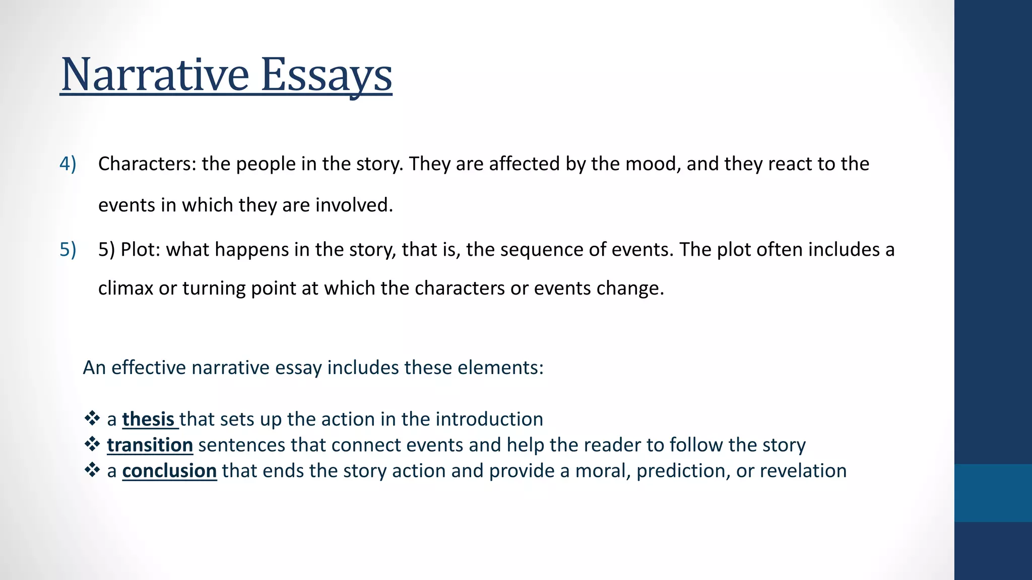 Narrative essays | PPTX