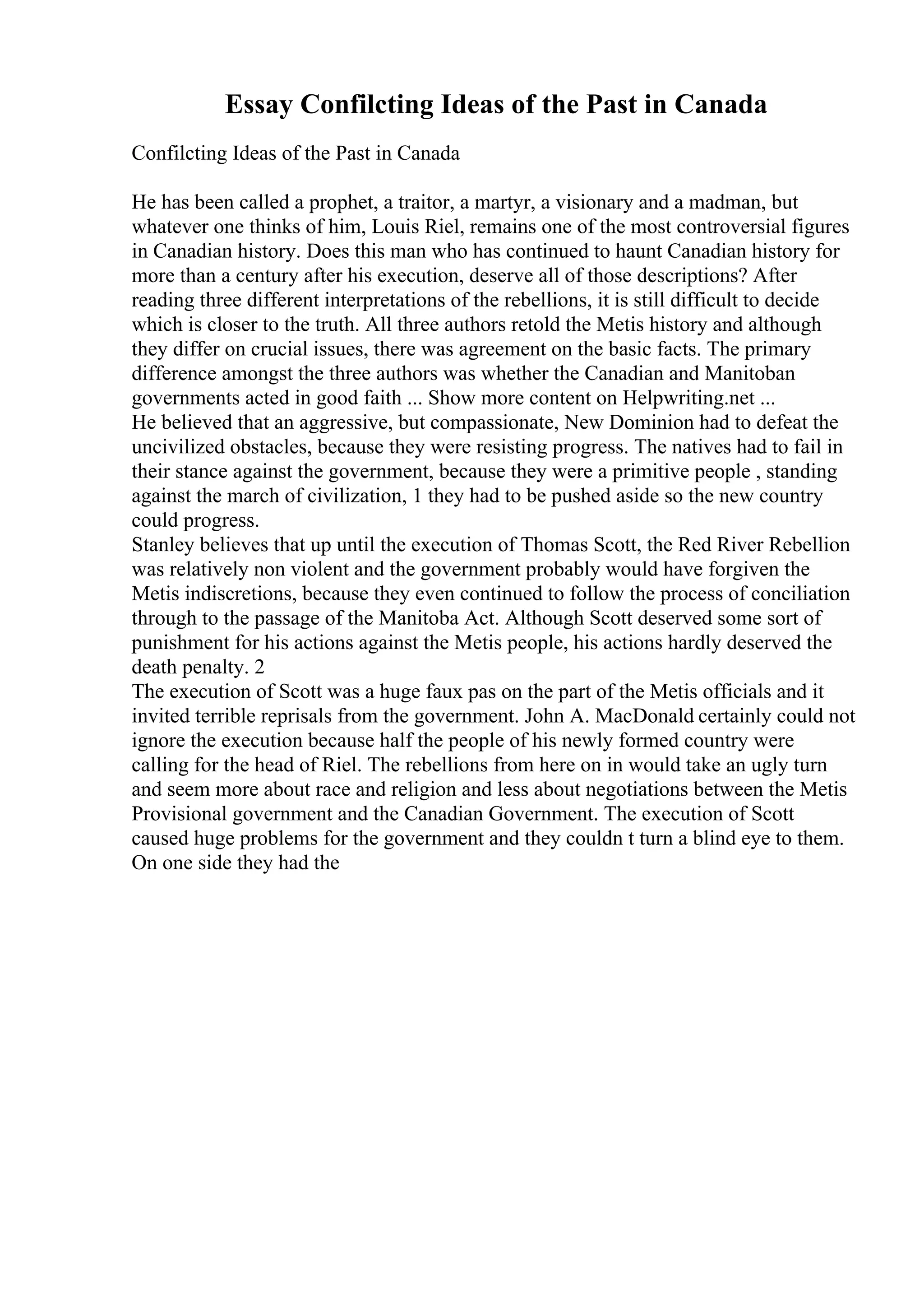 Narrative Essay Thesis Statement Examples | PDF