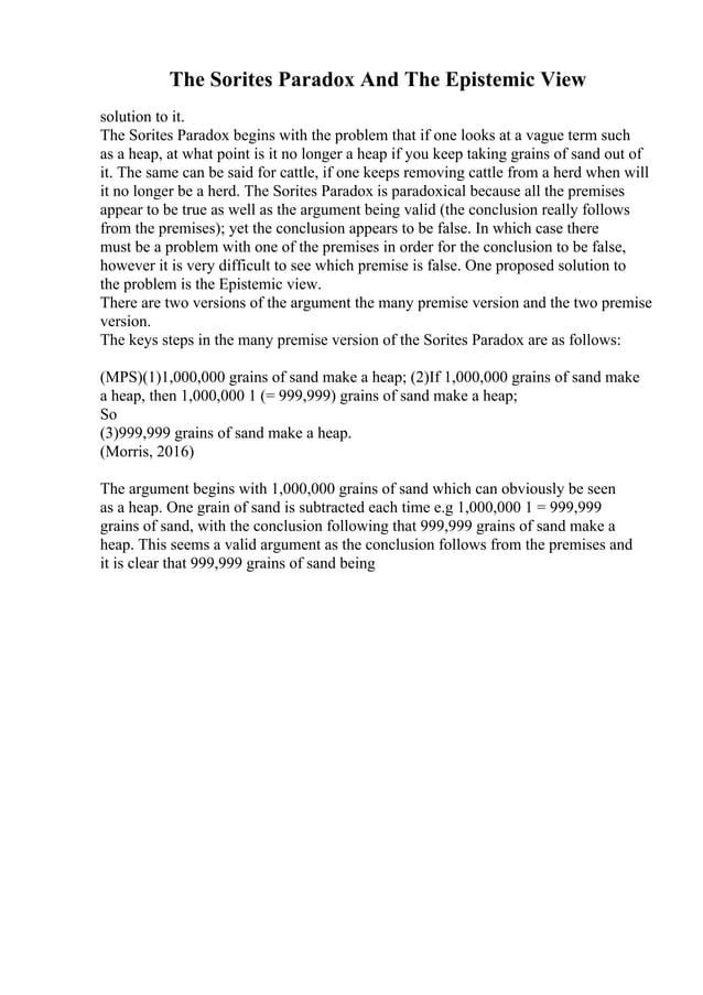 Narrative Essay Thesis Statement Examples | PDF