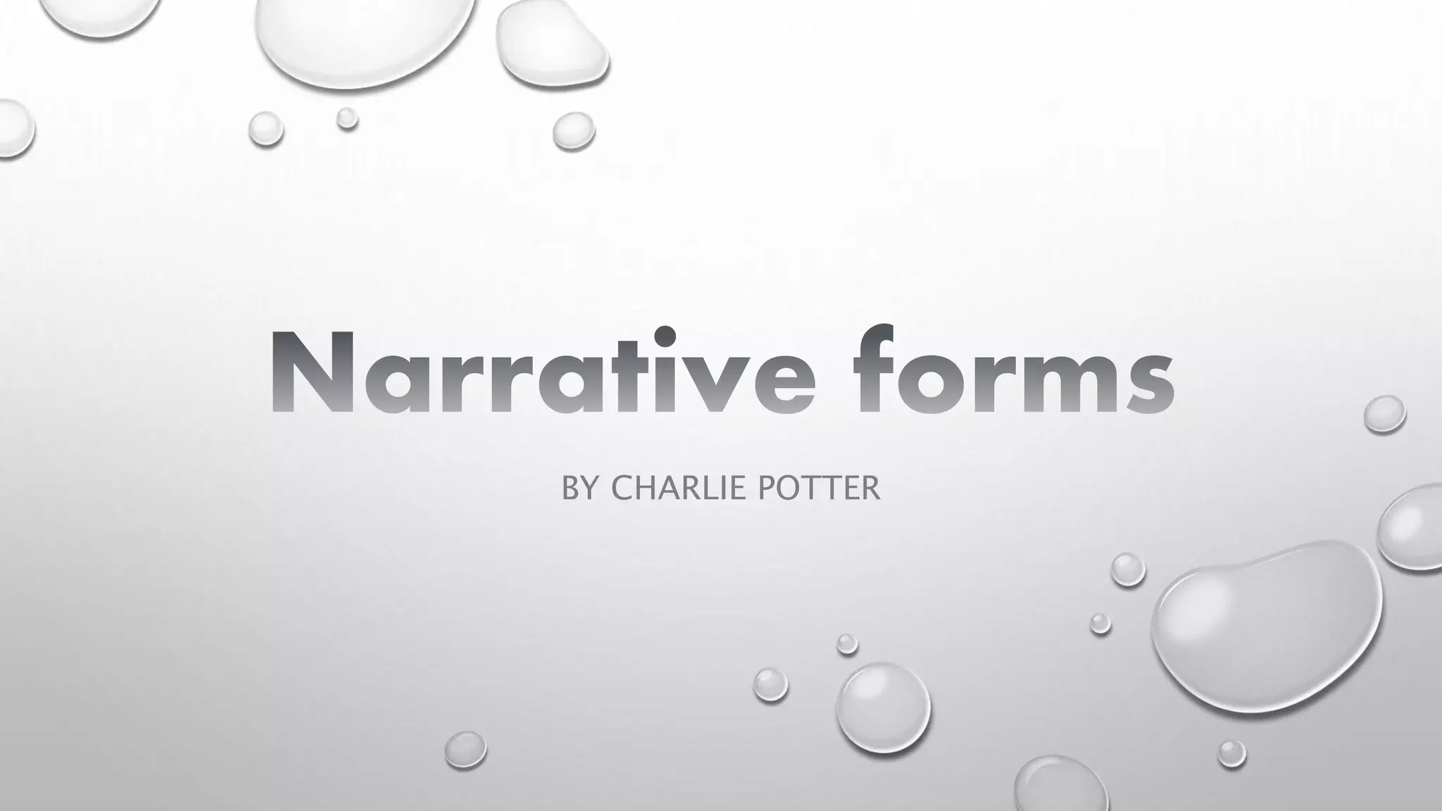 Narrative forms | PPT