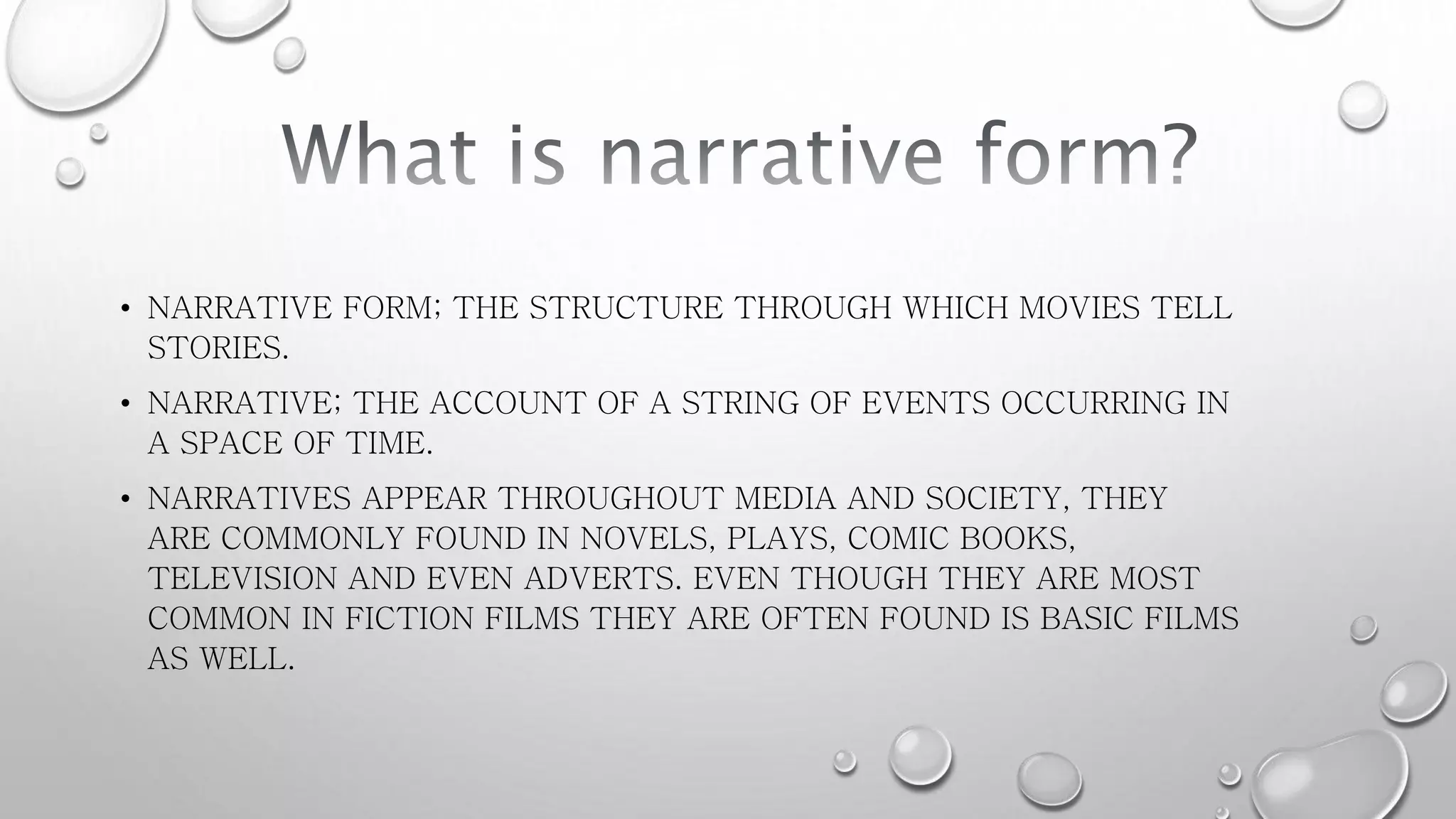 Narrative forms | PPT