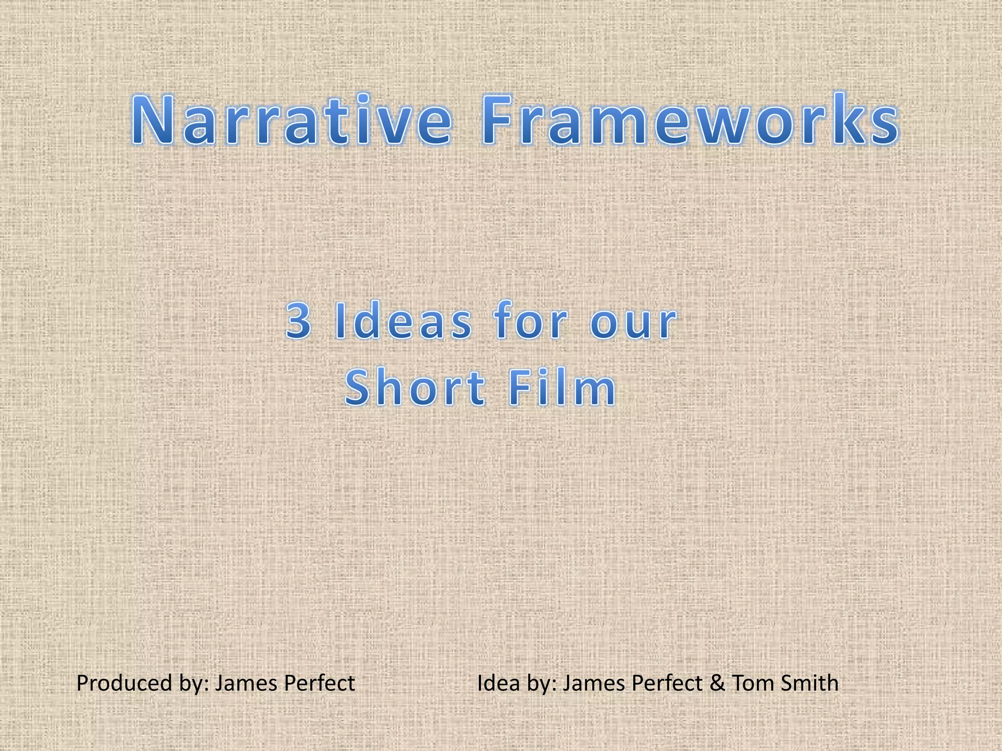 Narrative frameworks | PPT