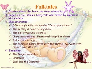 Narrative genres | PPTX