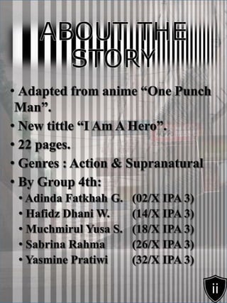 Bahasa Inggris : Narrative Text "I'M A HERO" | PPTX