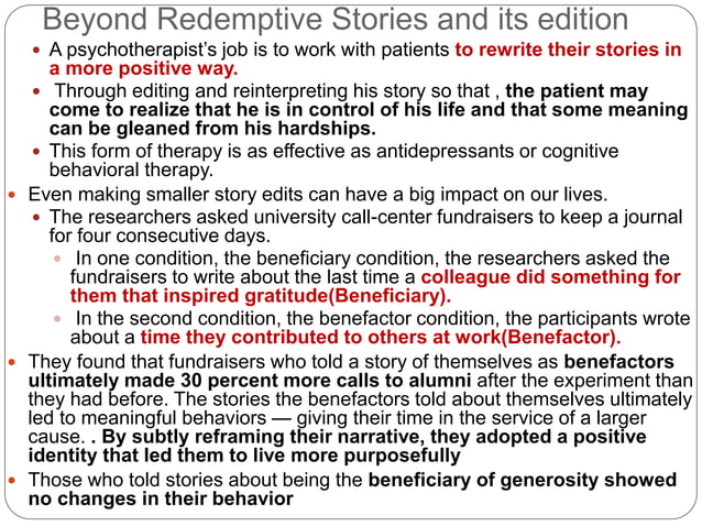 Narrative identity part 1 introduction | PPTX