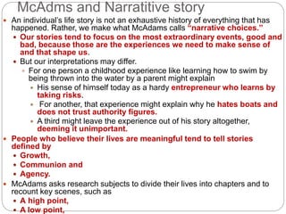 Narrative identity part 1 introduction | PPTX