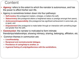 Narrative identity part 2 | PPTX
