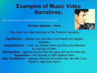 Narrative In Music Videos | PPT | Video Production | Content Production