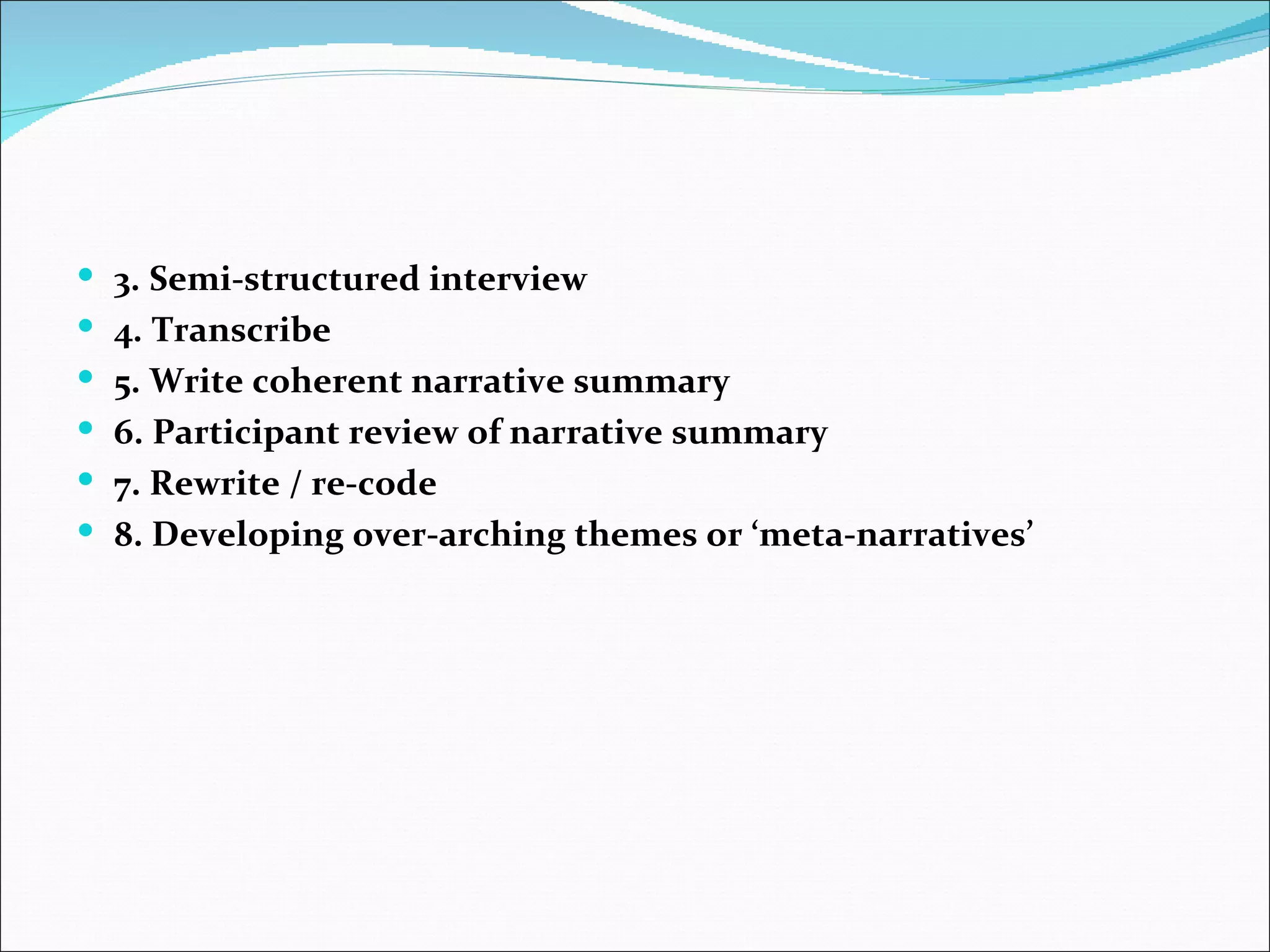 Narrative inquiry | PPT