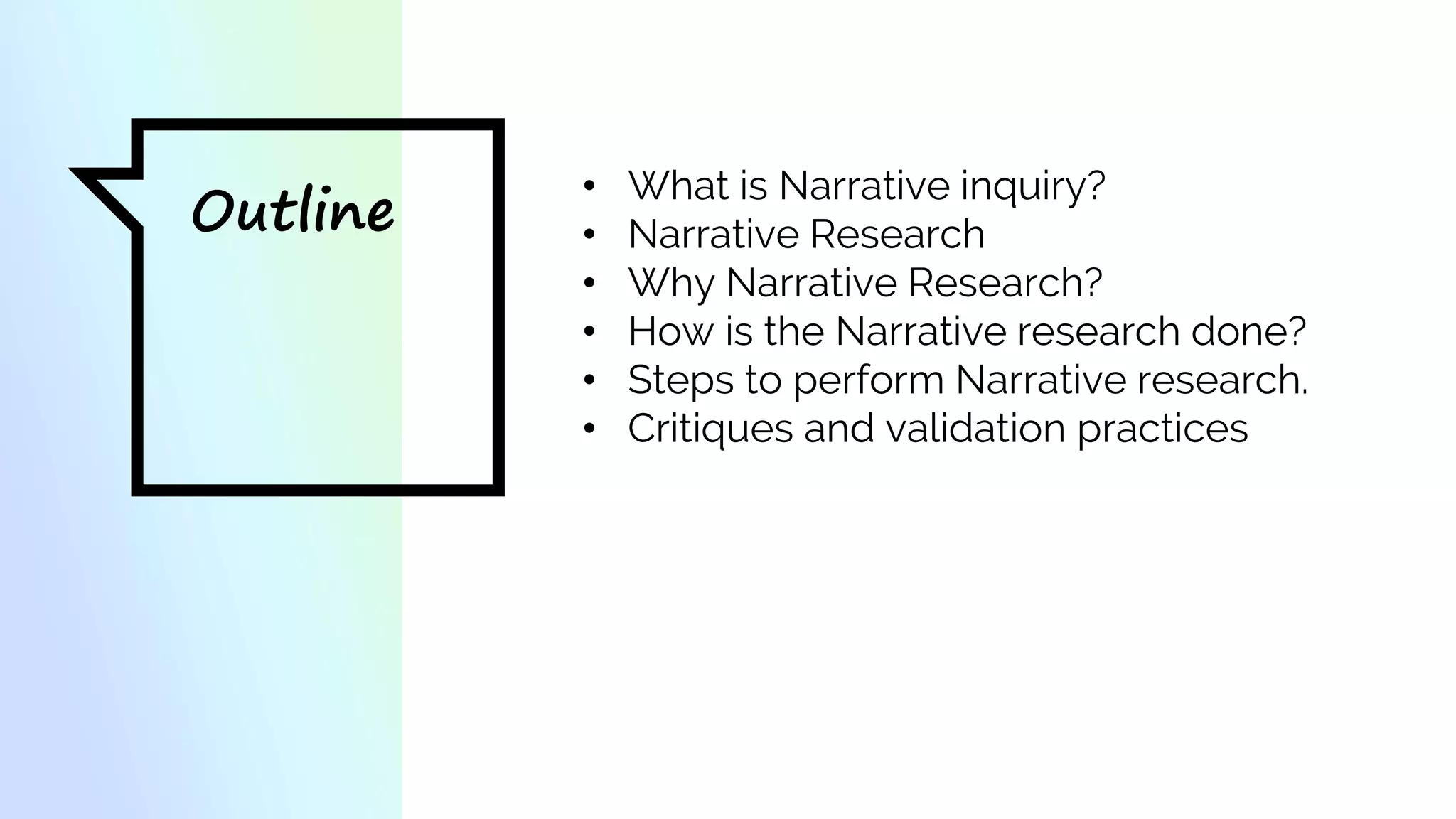 Narrative inquiry | PPTX