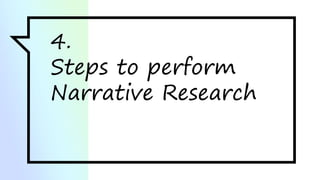 Narrative inquiry | PPTX