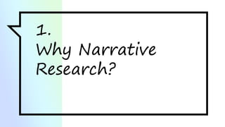 Narrative inquiry | PPTX