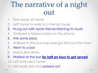 An introduction to Narrative conventions (MS1) | PPTX