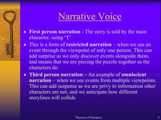 Narrative introduction - GCSE Film | PPT