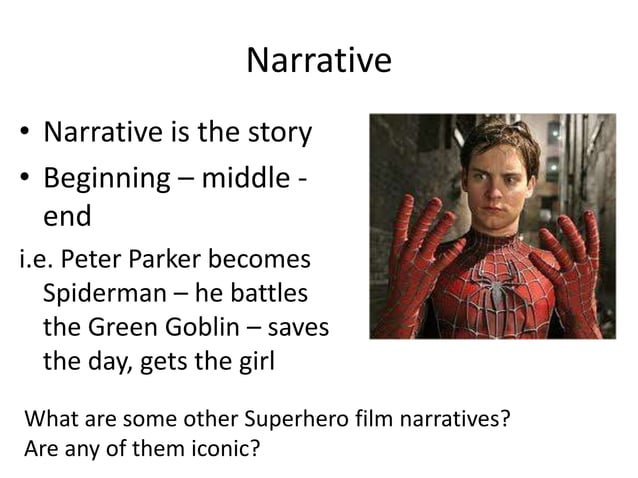 Narrative lesson | PPTX | Screenwriting | Content Production