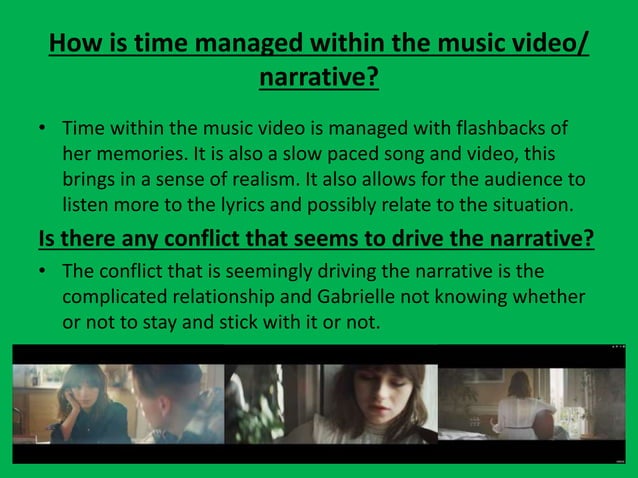 Narrative Music Videos | PPT | Free Download