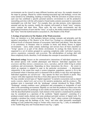 Narrative new media ecosystems pata | PDF | Biological Sciences | Science