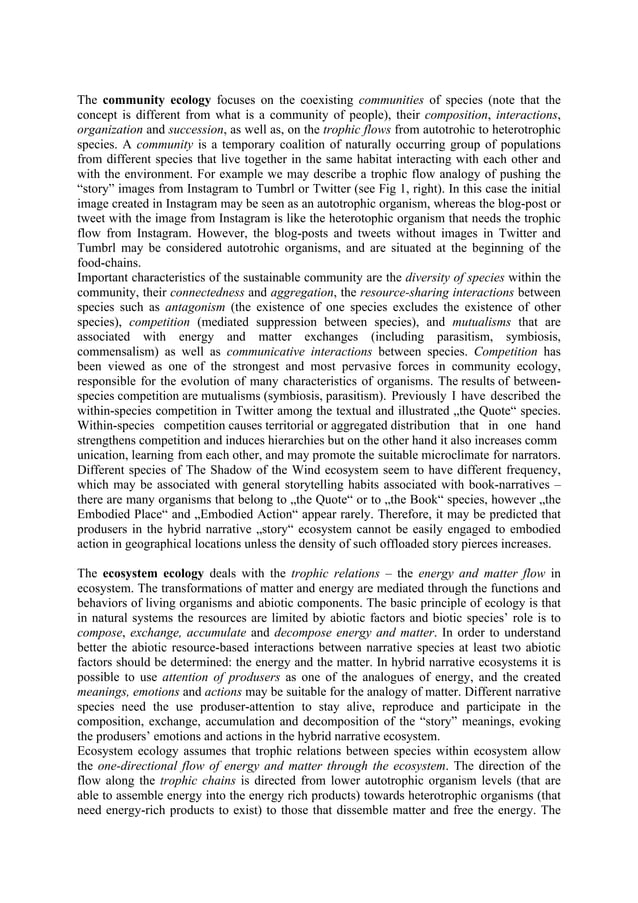 Narrative new media ecosystems pata | PDF | Biological Sciences | Science