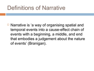 Narrative observation lesson new | PPT