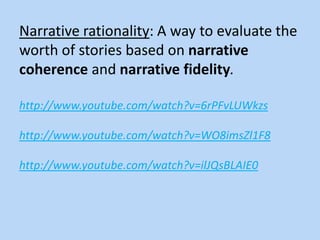 Narrative paradigm | PPTX