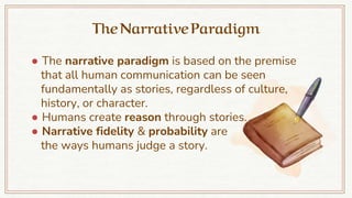 Narrative Paradigmmmmmmmmmmmmmmmmmmmmmmm | PPTX