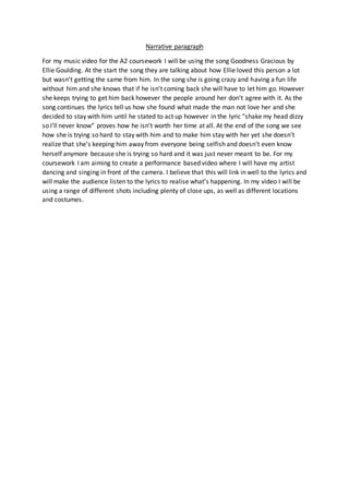 Narrative paragraph | PDF