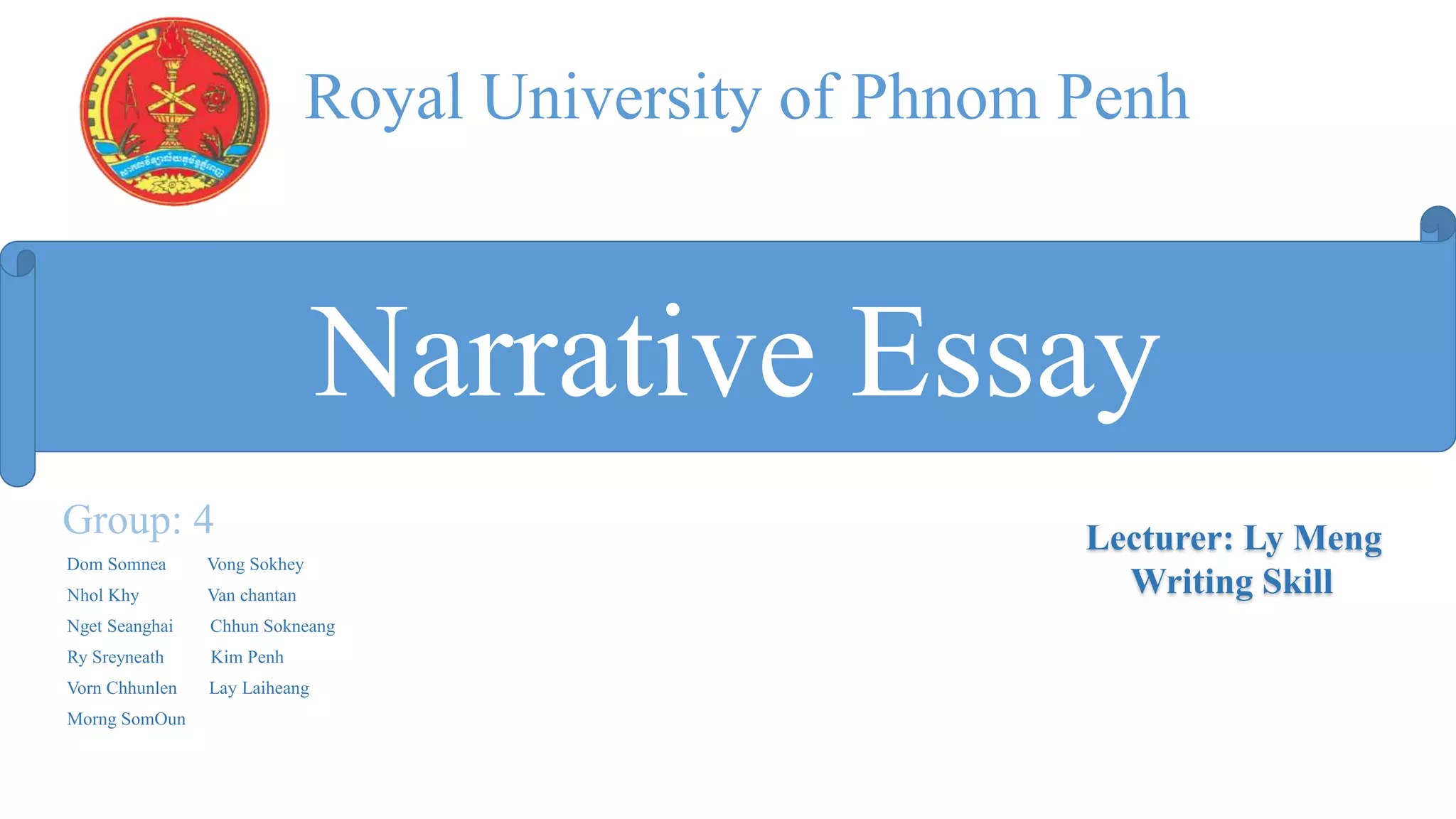 Narrative essay_lesson_Writting | PPT