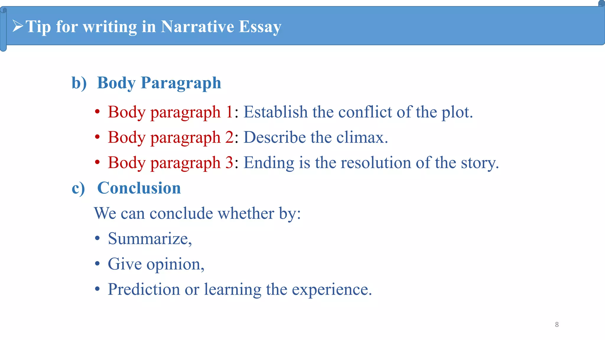 Narrative essay_lesson_Writting | PPT