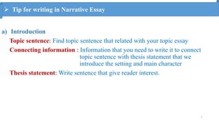 Narrative essay_lesson_Writting | PPTX