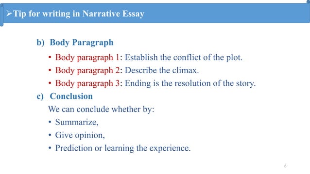 Narrative essay_lesson_Writting | PPT