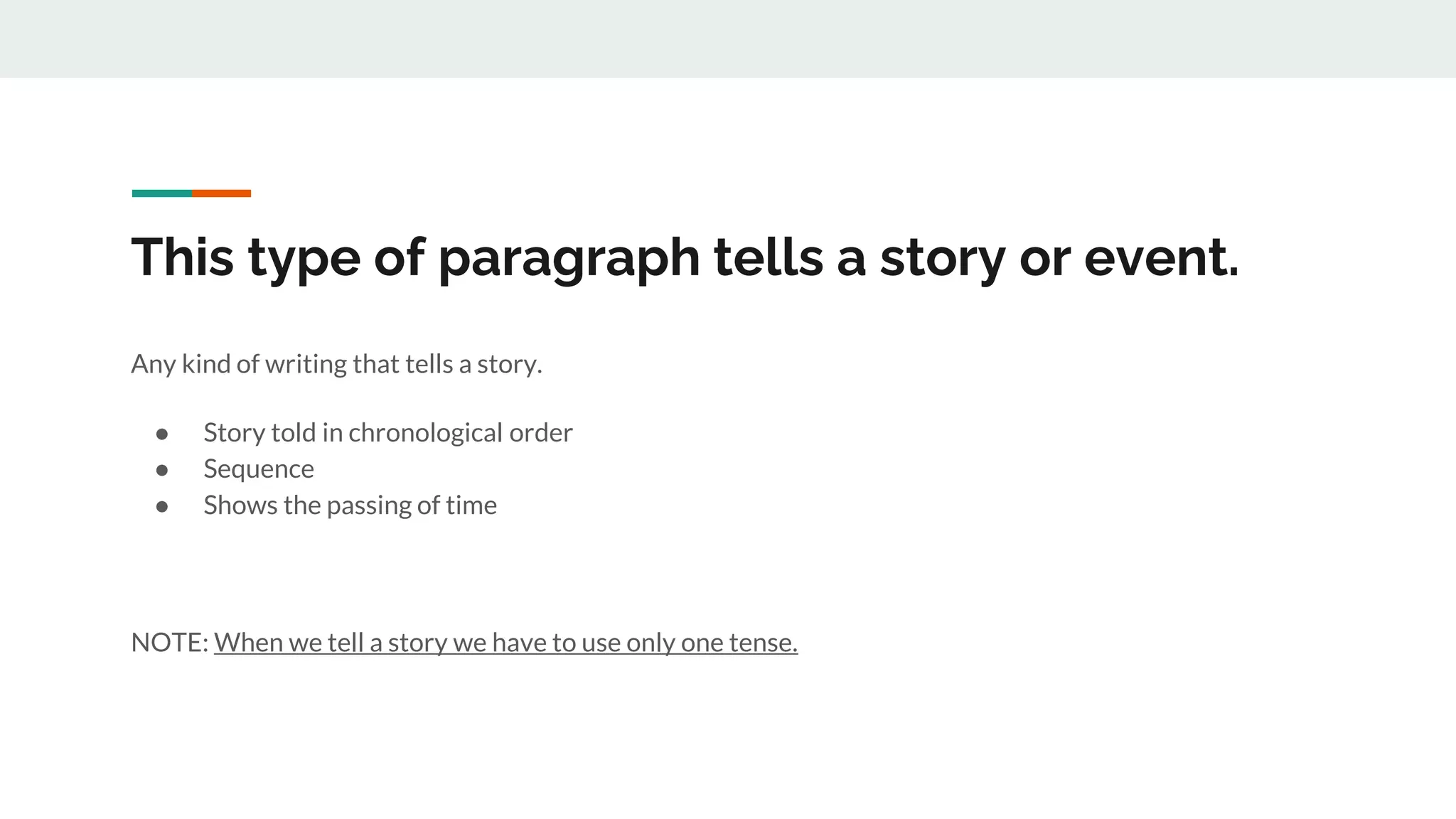 Narrative paragraph | PPTX
