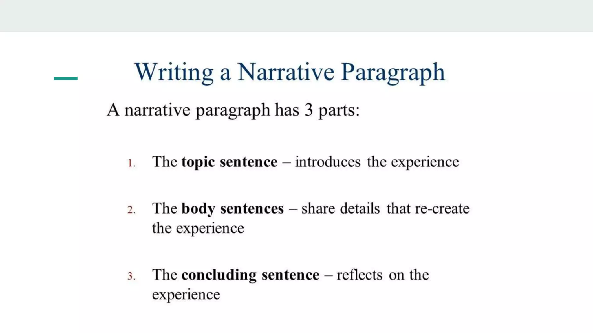 Narrative paragraph | PPTX | Graduation | Personal Celebrations & Life ...