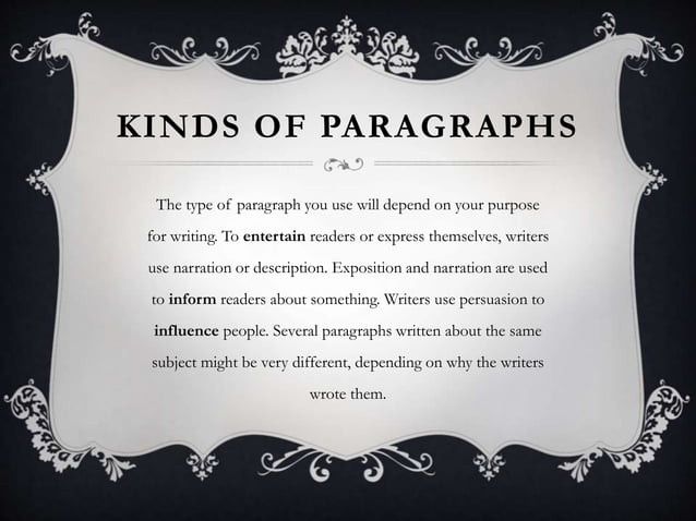 Kinds of paragraphs | PPTX