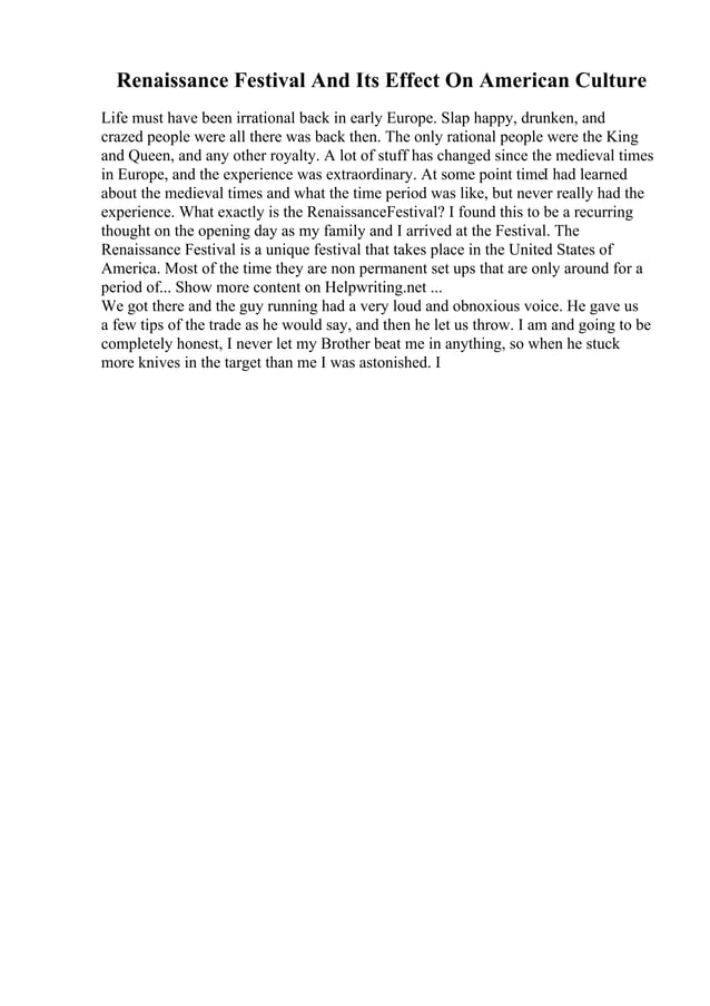 Narrative Photo Essay. Sample Narrative Essay | PDF | Fine Art ...