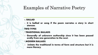 Narrative Poem Examples