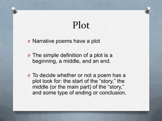 Narrative poetry black board course | PPTX