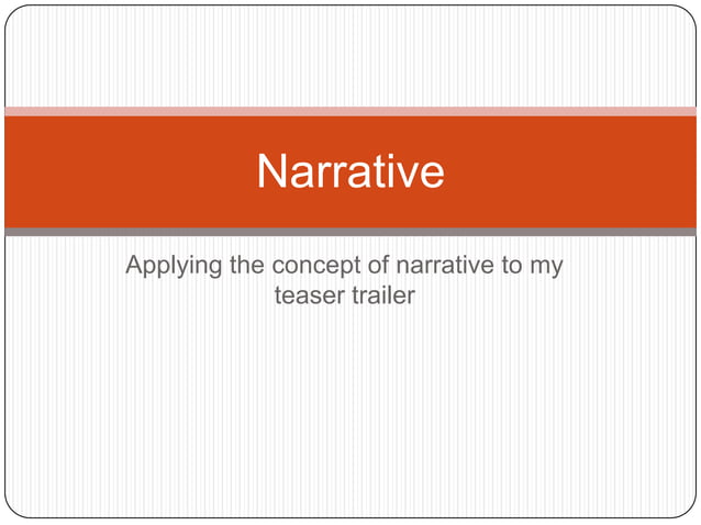 Narrative powerpoint | PPT
