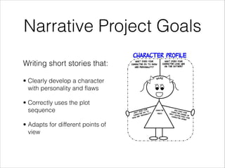 Narrative project introduction | PDF | Fiction | Books and Literature