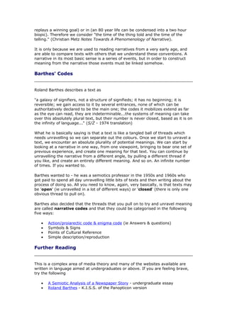 Narrative Reading | DOC