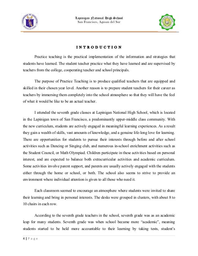 Educational Tour Narrative Report Educational Tour Narrative Report