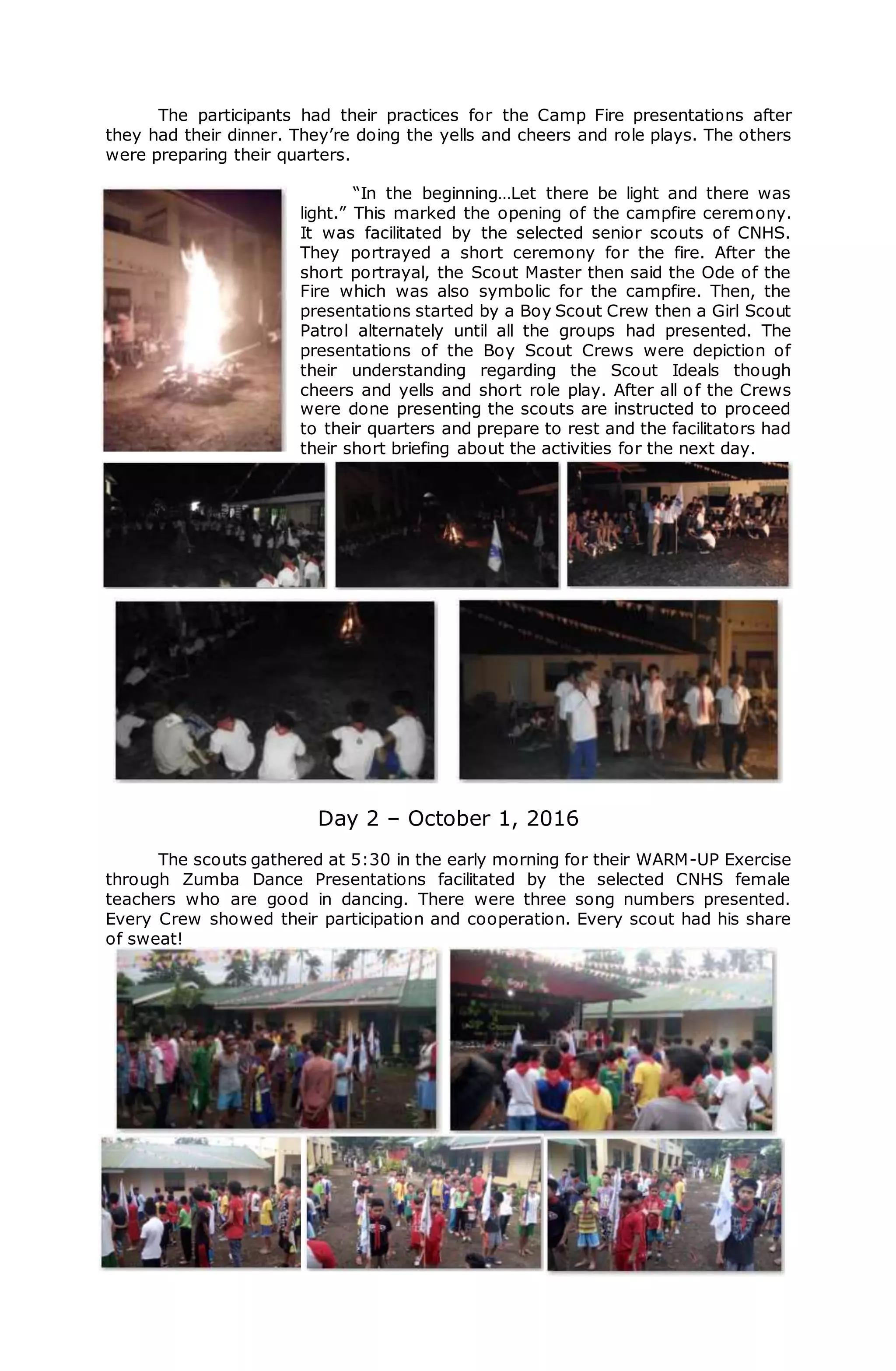 Sample Narrative Report BSP Camporal | DOCX