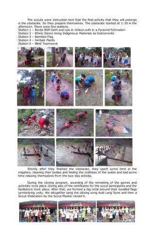 Sample Narrative Report BSP Camporal | DOCX