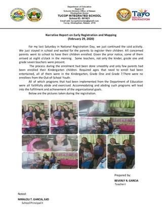 Narrative report | DOCX