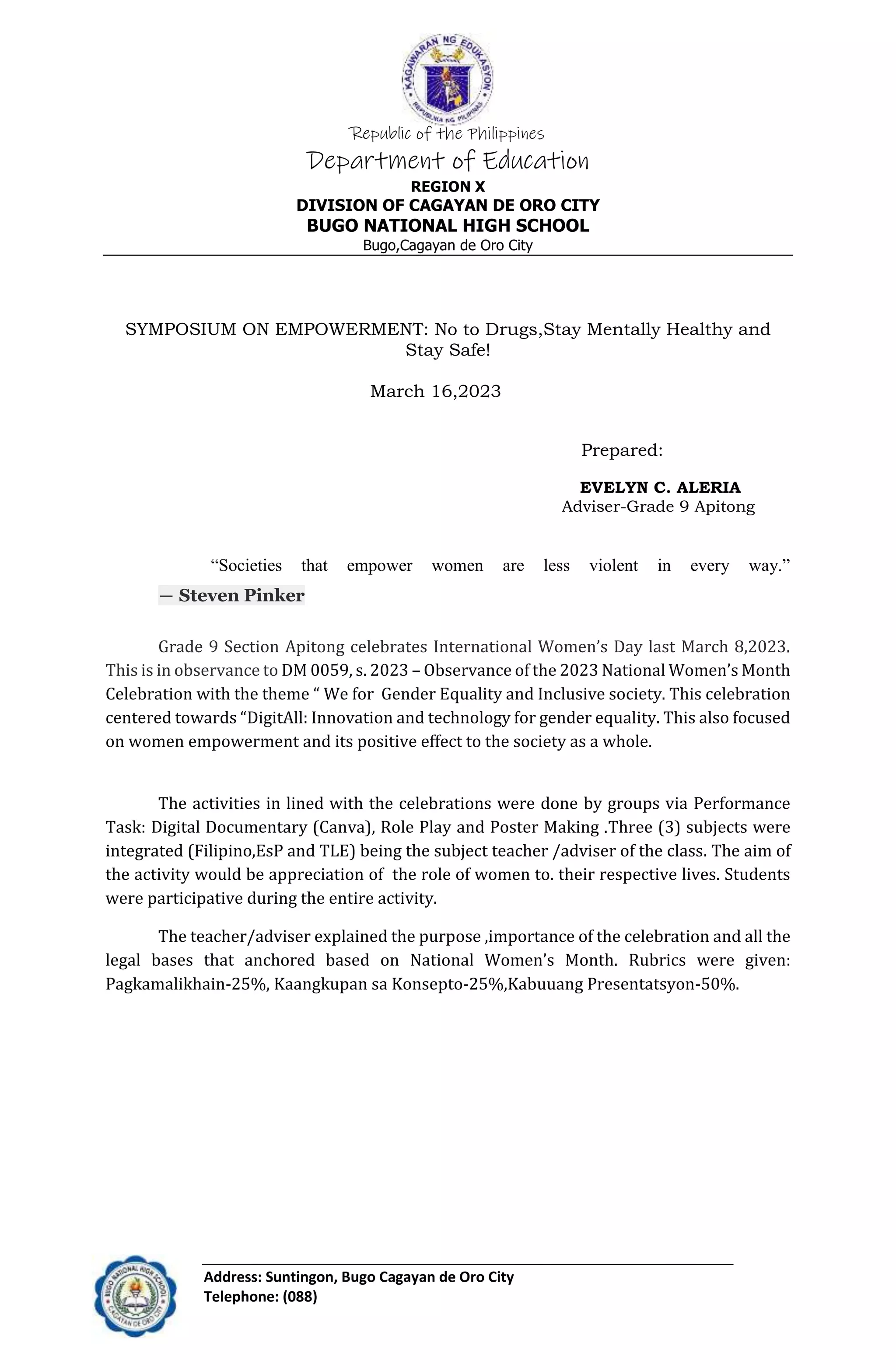 Narrative Report -Apitong IWD 2023.docx